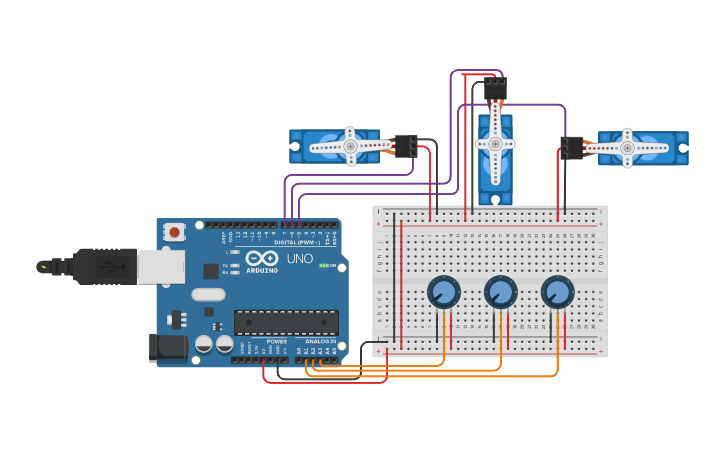 Circuit design JOYSTICK CON ARDUINO - Tinkercad