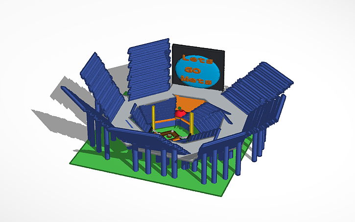 3D design citi field - Tinkercad