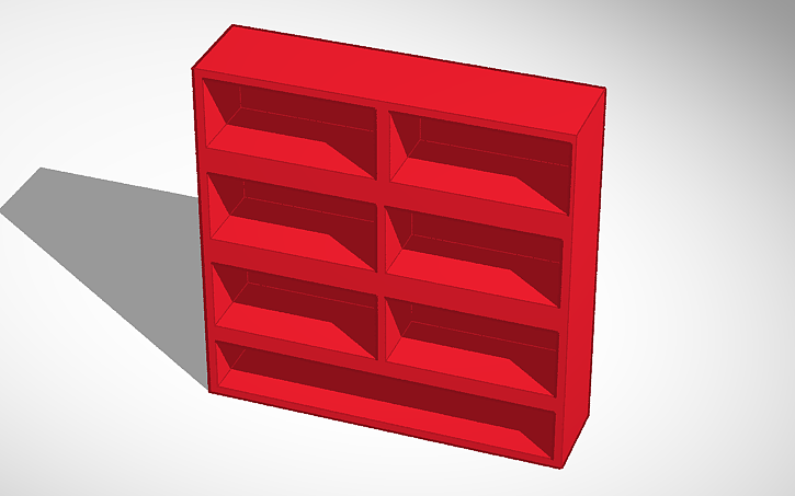 3D design M10811026 bookshelf | Tinkercad