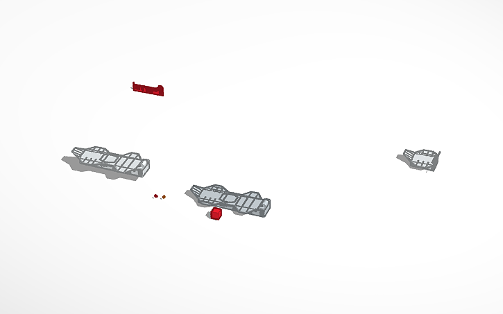 3D design Z-32 very Aft structure - Tinkercad