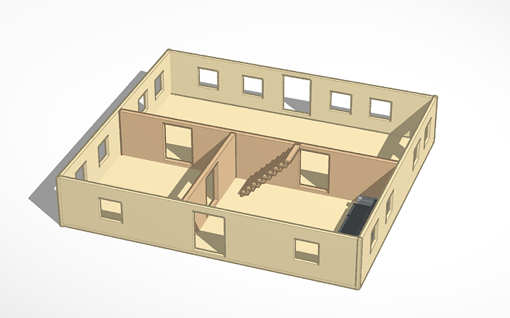 3D design Floor Plan Kaufman - Tinkercad