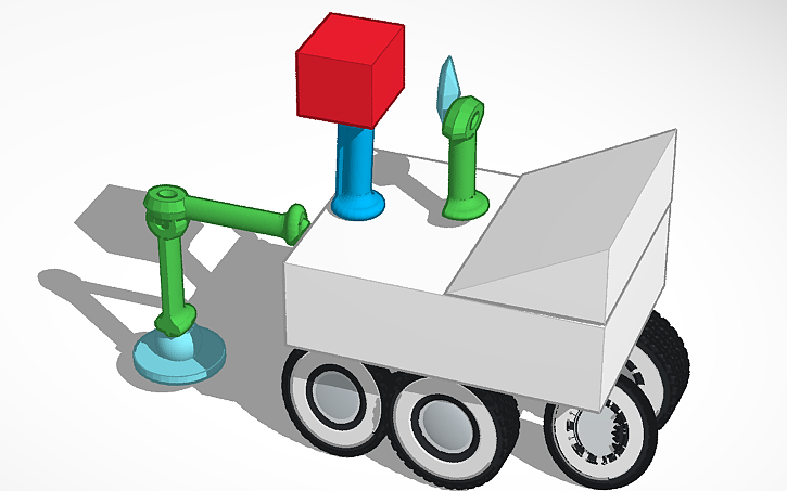 3D design tarah mars rover - Tinkercad