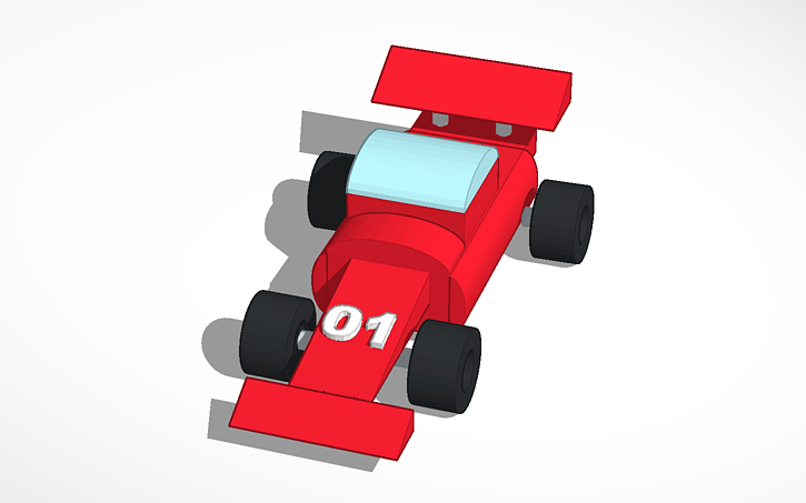 3D design Race Car - Tinkercad