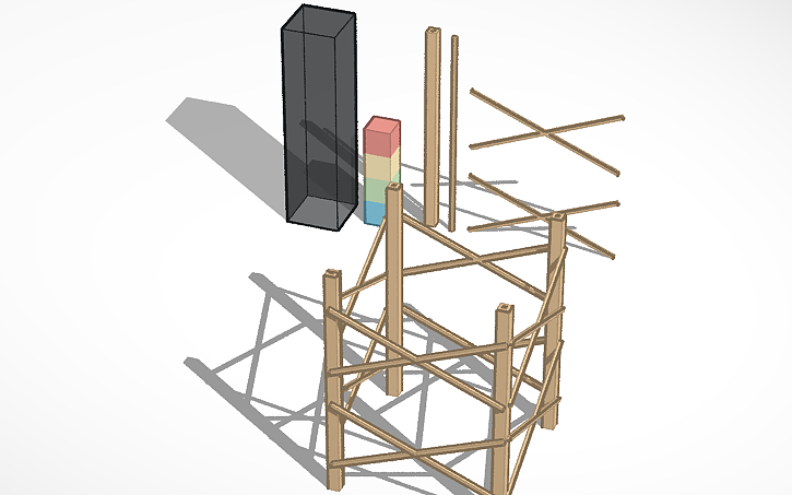 3D design structure - Tinkercad