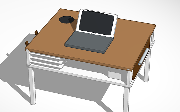 3D design Desk - Tinkercad