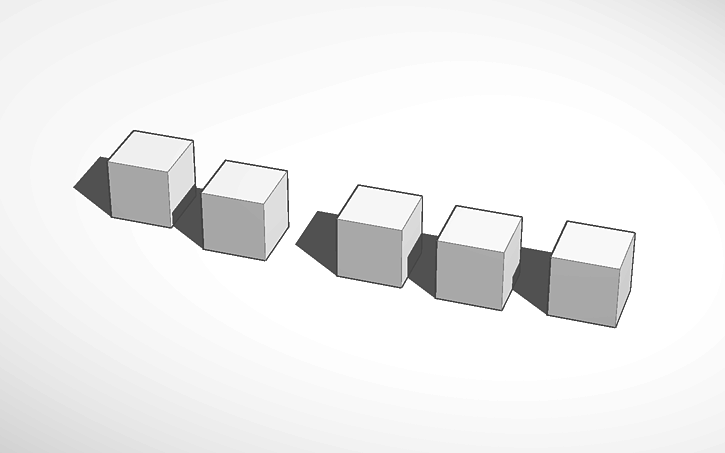 3D design the invisible cubes - Tinkercad