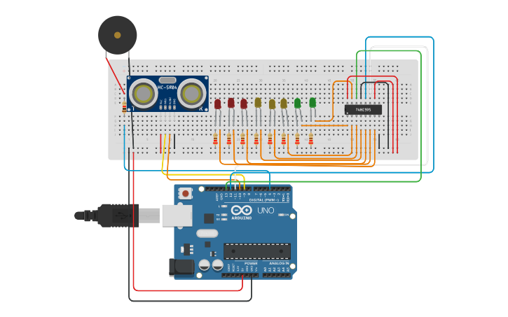 Circuit design Quiz Nomor 3 - Tinkercad