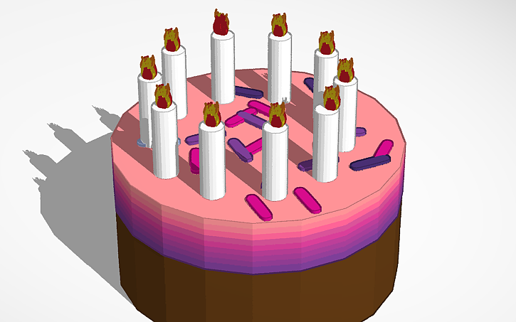 3d Design My Submission To Birthday Challenge Tinkercad