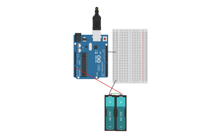Circuit design Arduino 2 Aufgabe 2.2 - Tinkercad