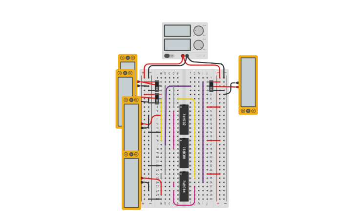 Circuit design Neagoe Dana Maria CR1.2 B PROBLEMA 2 - Tinkercad