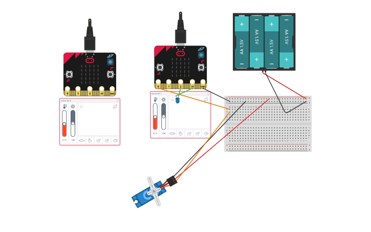 Circuit design Micro:bit - Tinkercad