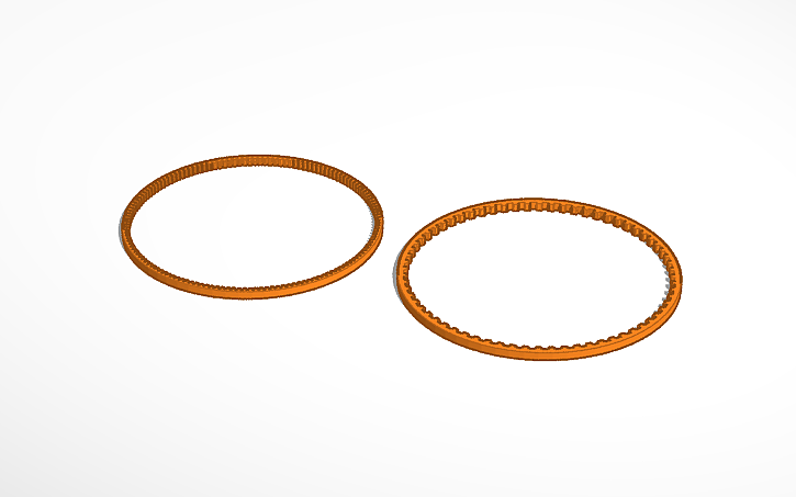 3D design Discovery Model Engine belt | Tinkercad