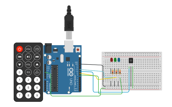 Circuit design IR Module - Tinkercad