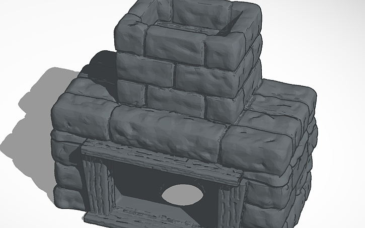 3D design good fire place Austin Acker - Tinkercad
