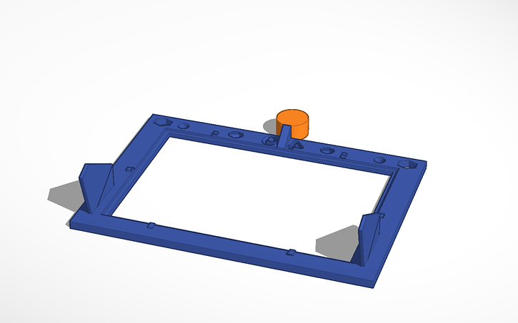 3D design 4x6 Photo Frame Teddy | Tinkercad