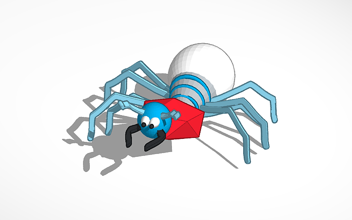3D design Spider Robot | Tinkercad