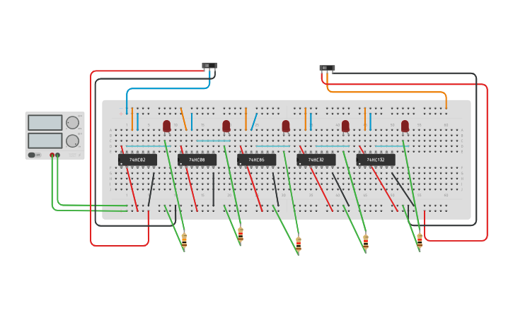 Circuit design DSM LAB 2 Experiment 1 - Tinkercad Circuit design DSM LAB 2 Experiment 1 - Tinkercad