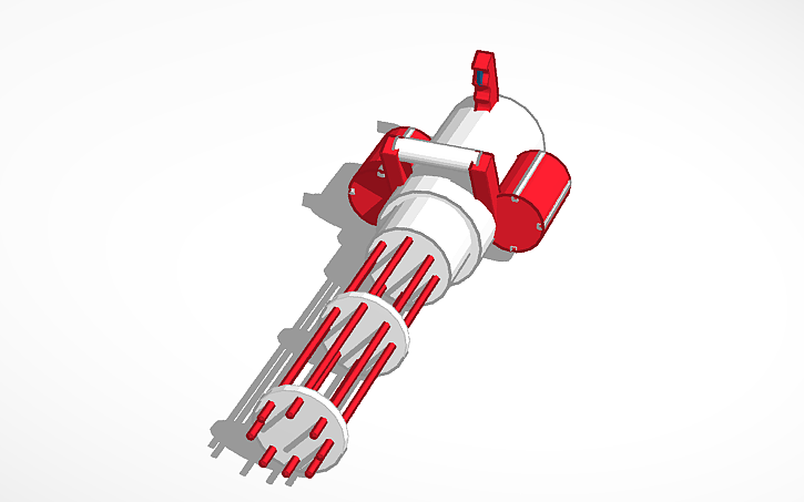 3D design Supreme minigun | Tinkercad
