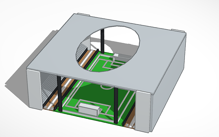 3D design Soccer stadium - Tinkercad