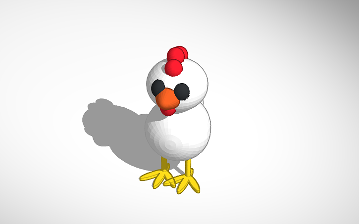 3D design Tavuk | Tinkercad