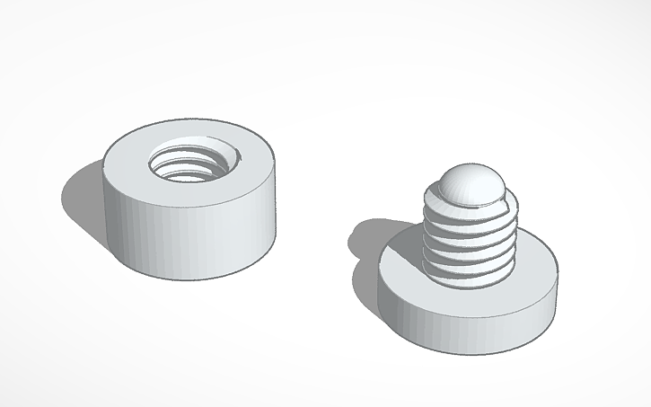 3D design Gewinde M4 - Tinkercad