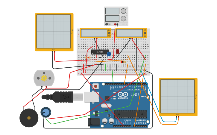 Circuit design Triangular-Audio+DCM-PWM-Analog_In_Out | Tinkercad