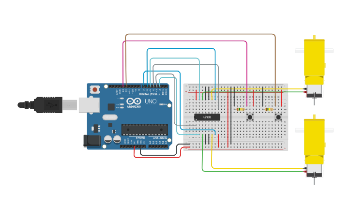 Circuit design Atividade Arduíno 1-C | Tinkercad