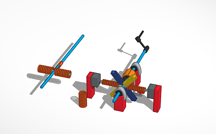 3D design Simple DC Motor - Tinkercad