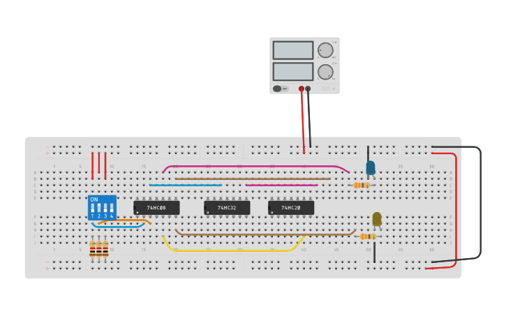 Circuit design ALARMA - Tinkercad