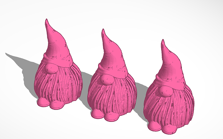 3D design FotMK Gnomes - Tinkercad