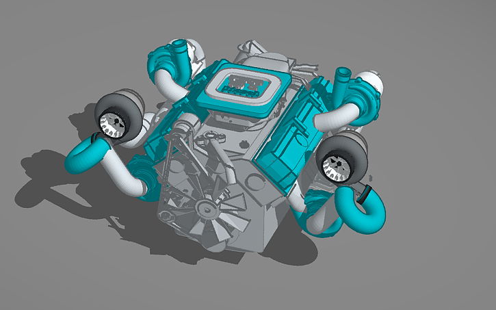 3D design 6.7 powerstroke - Tinkercad