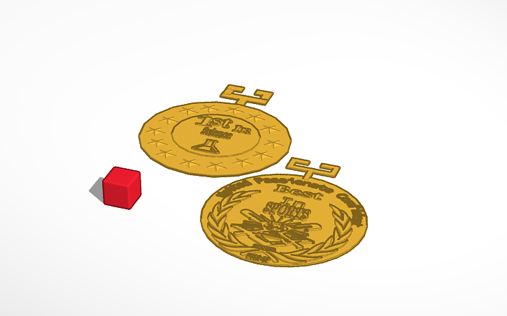 3D design medals - Tinkercad