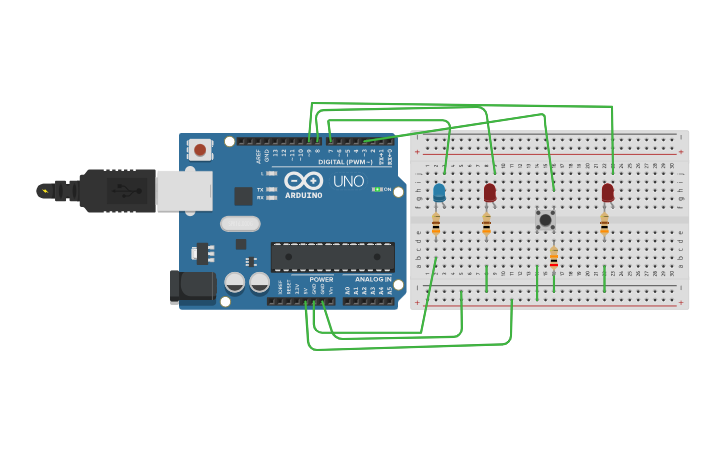 Circuit design Power circuit - Tinkercad
