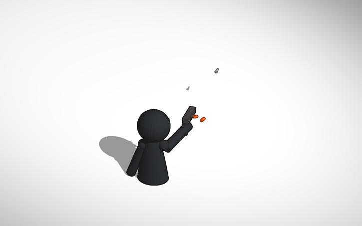 3D design stick man - Tinkercad