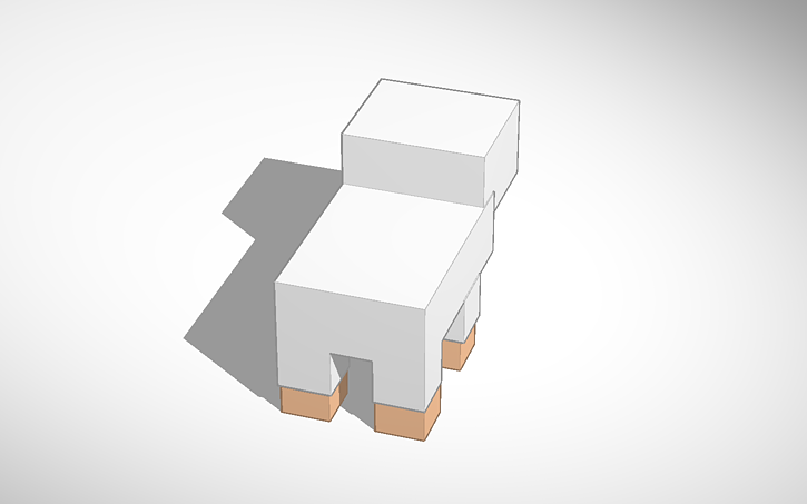 3D design Sheep - Tinkercad