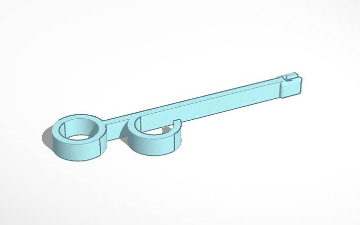 3D design T-Track - Eye Hook - Tinkercad