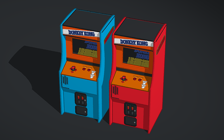 3D design donkey kong arcade | Tinkercad