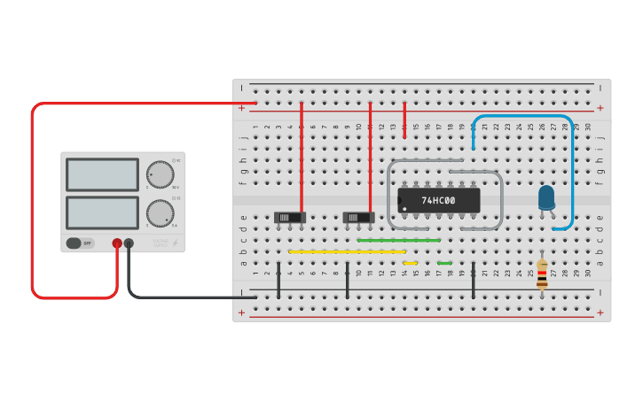 Circuit Design Or Gate Using Nand Tinkercad