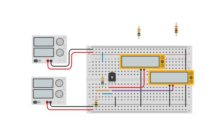Circuit design Circuito 2 - LAB 04 - Tinkercad