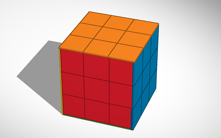 3D design rubiks cubus | Tinkercad