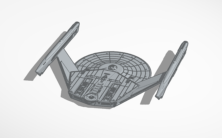 3D design federation bird of prey (TMP) - Tinkercad