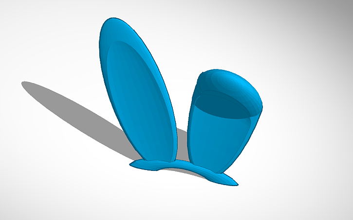 3D design Bunny Ears - Tinkercad