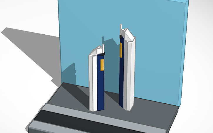 3D design Jumeirah Emirates Towers Hotel - Dubai, UAE - Tinkercad