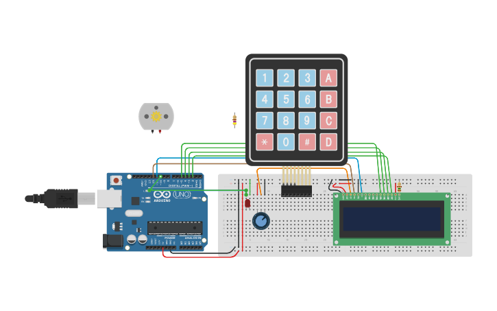 Circuit design Display - Tinkercad