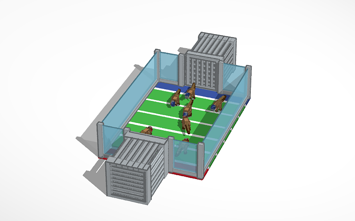 3D design Abby's dino dome (copy) - Tinkercad