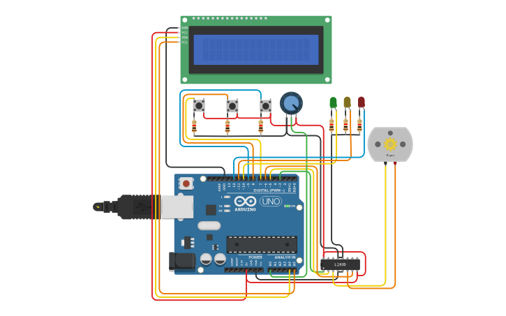 Circuit design Workshop Motor DC 9/4/23 | Tinkercad