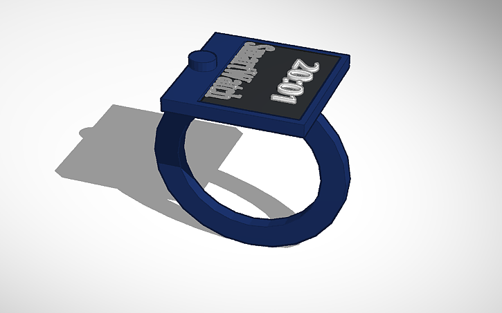 3D design Smartwatch - Tinkercad