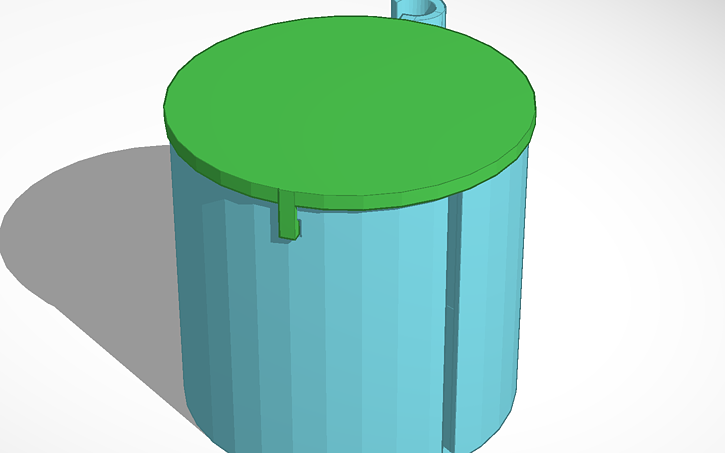 3D design toilet roll - Tinkercad