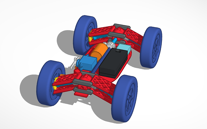 3d Design Rc Car Tinkercad