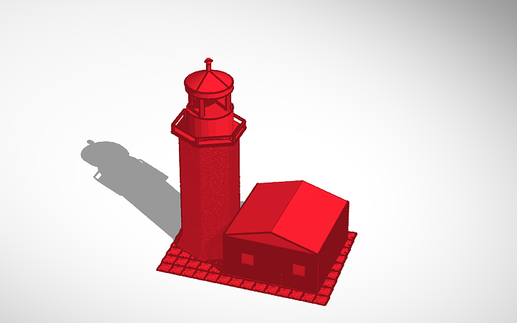 3D design Lighthouse - Tinkercad